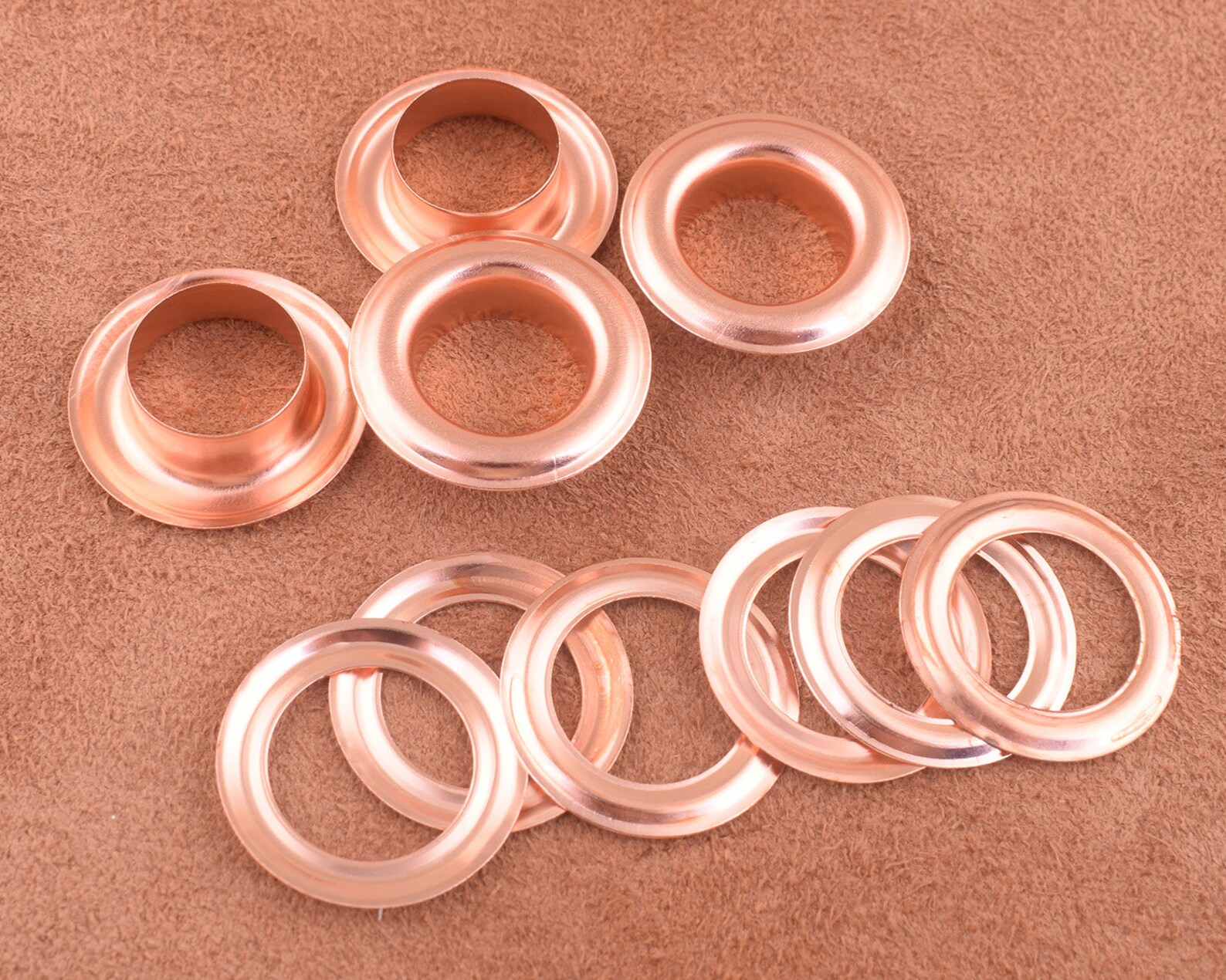 50pc gold/rose gold Eyelets With gasket 13mm Grommet Eyelets | Etsy