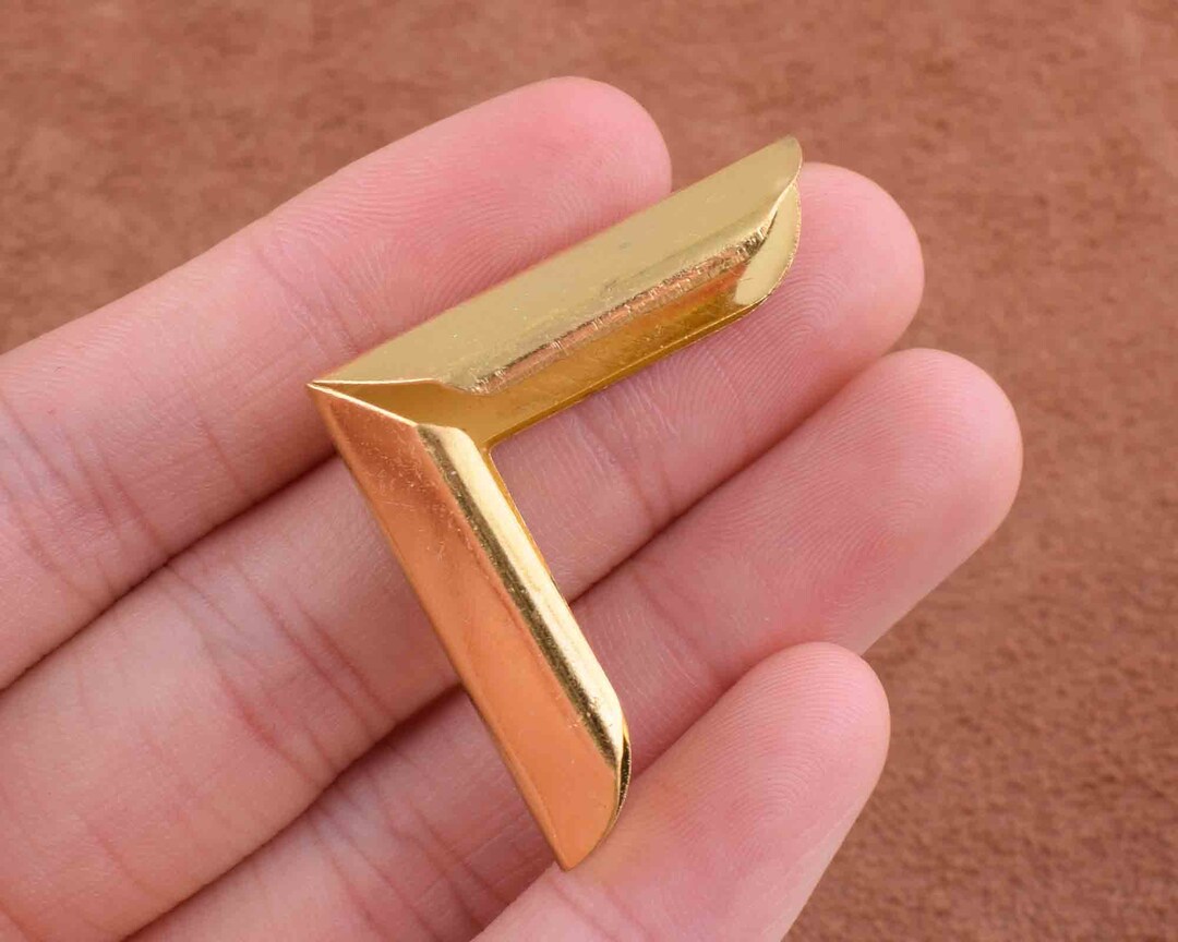 Large Gold Book Corner Bookbinding Corner Clip,1.25 Inch Decorative ...