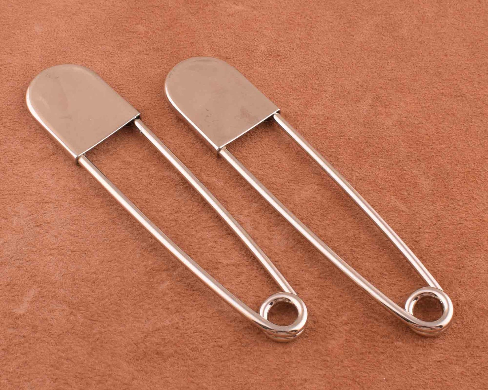 Silver Large Kilt Pinssteel Pins Large Safety Pinssafety - Etsy