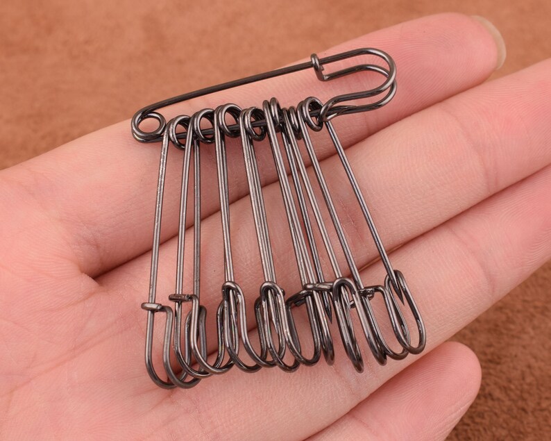 Metal Safety Pin Laundry Pins-steampunk Pendant Iron Pin - Etsy