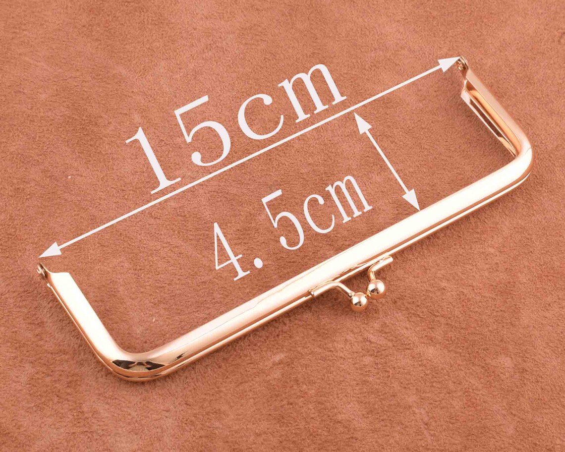 Light Gold Purse Frame Bag Frame Metal Frames Clutch Frame Purse ...