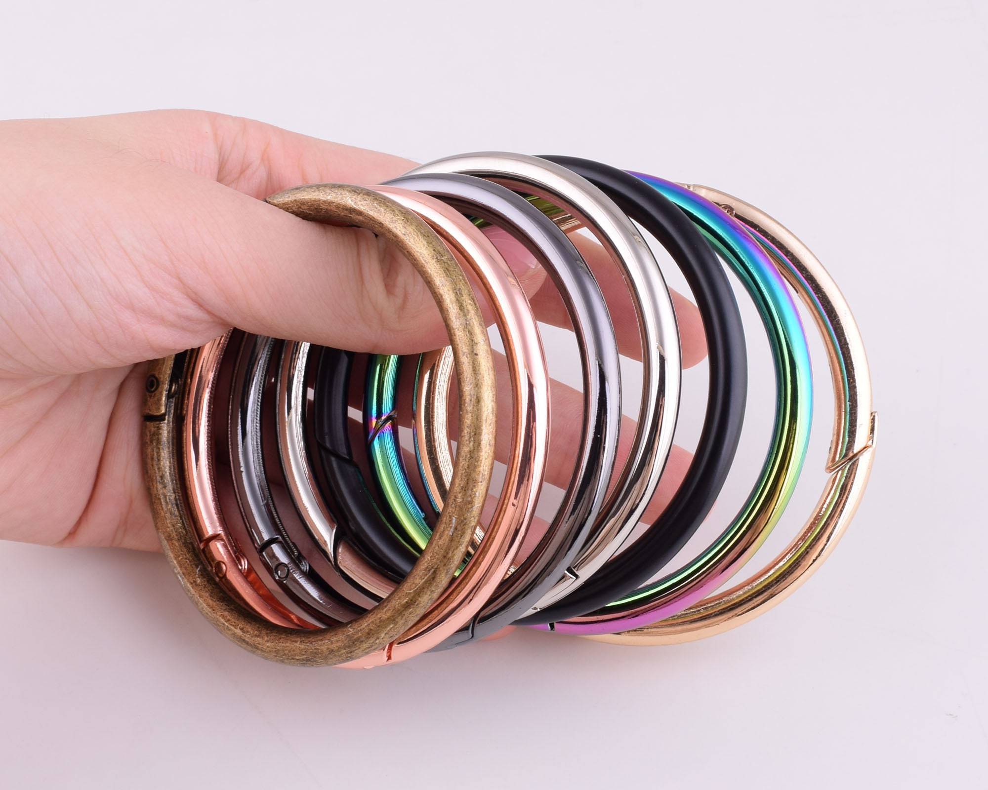 Push Gate Snap Hook Spring Gate Ring Metal O Ring62mm Spring - Etsy