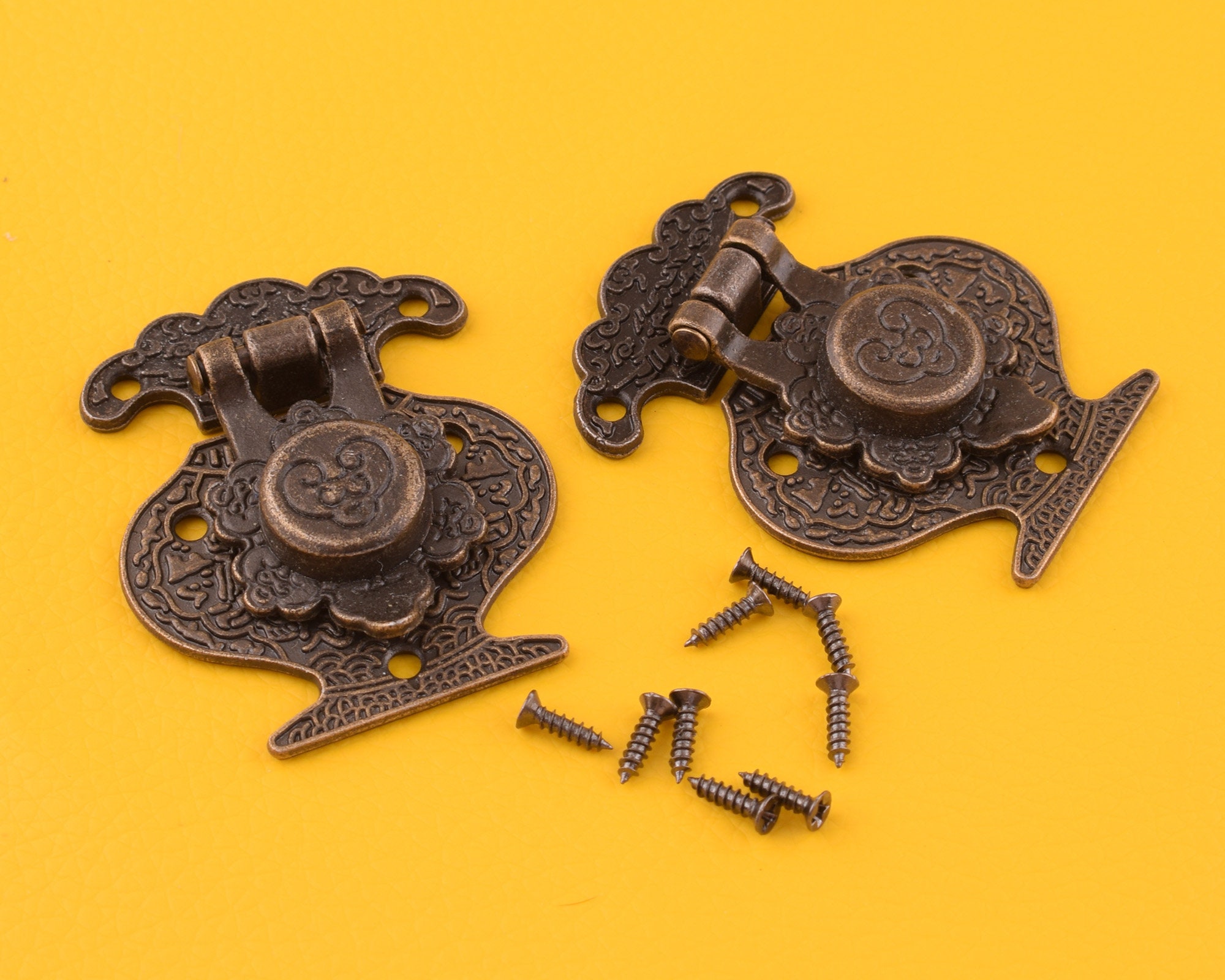 Bronze Clutch Lock/1.5 Inch Latch Lock/clutch Purse Lock/ Tongue Lock ...