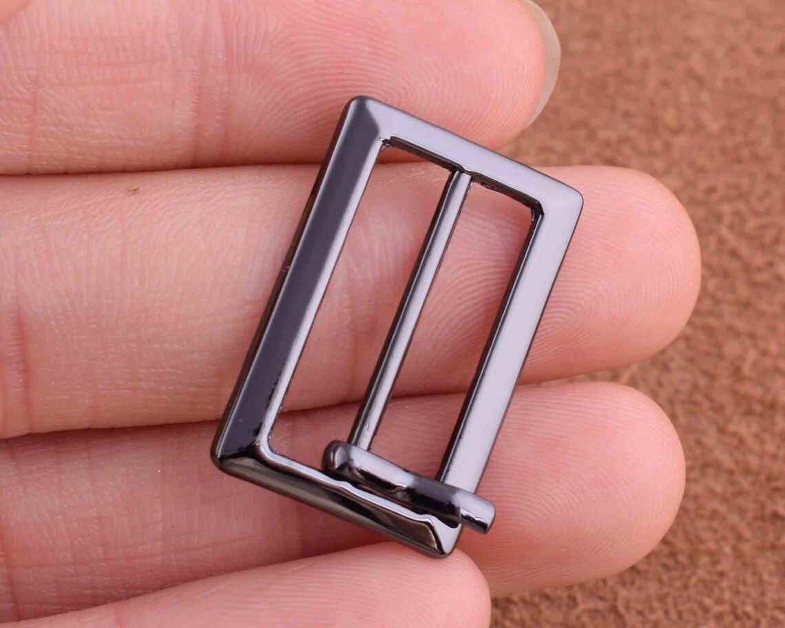 Single Prong Belt Buckle Square Center Bar Buckles,20mm Bag Pin Buckle ...