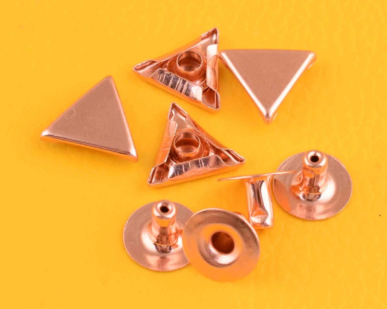 Triangular Shape Metal Rivets 100pcs Single Cap Rivet | Etsy