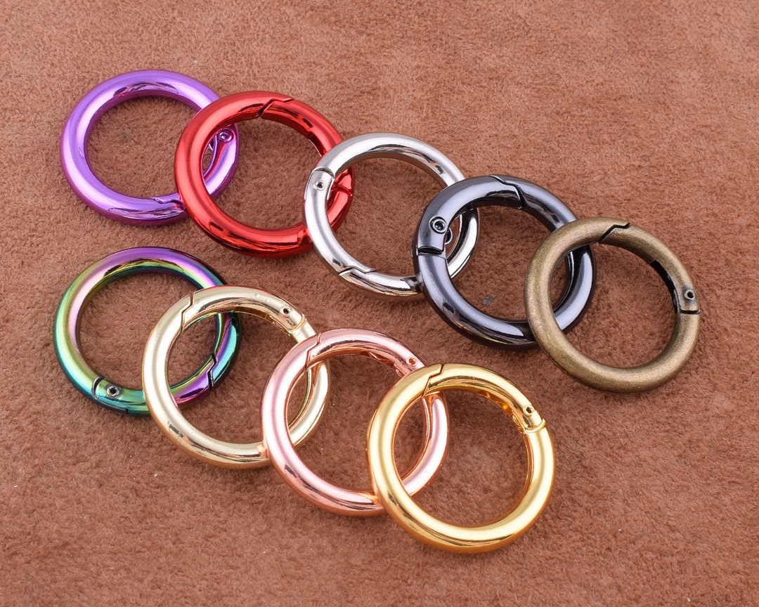 Swivel Spring Clasp Size 20mm Spring Ring Clasp Gate Ring Purse Ring ...