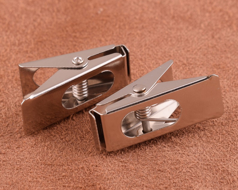 15pcs 30mm Silver Clips Iron Metal Alligator Clips/hair Clips Finding ...