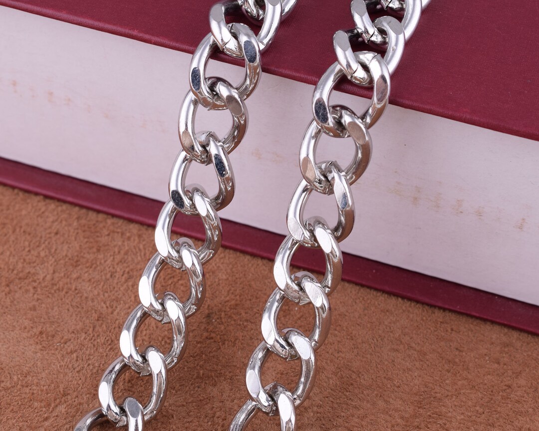 Purse Chain Metal Chain 17*13mm Metal Chain/silver Flattened Links ...