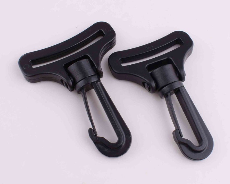 Plastic Swivel Hooks Black Plastic Swivel Clip Snap Hook - Etsy