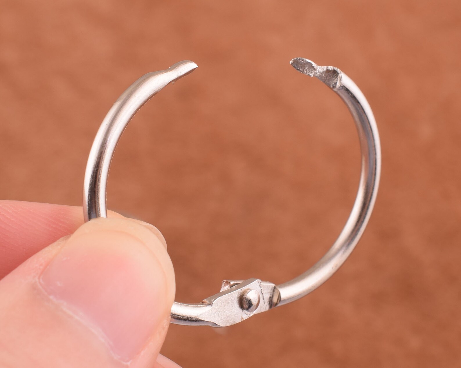 Silver Binder Rings Hinge Sleepers Split Ring 31/26/20mm Snap Rings ...