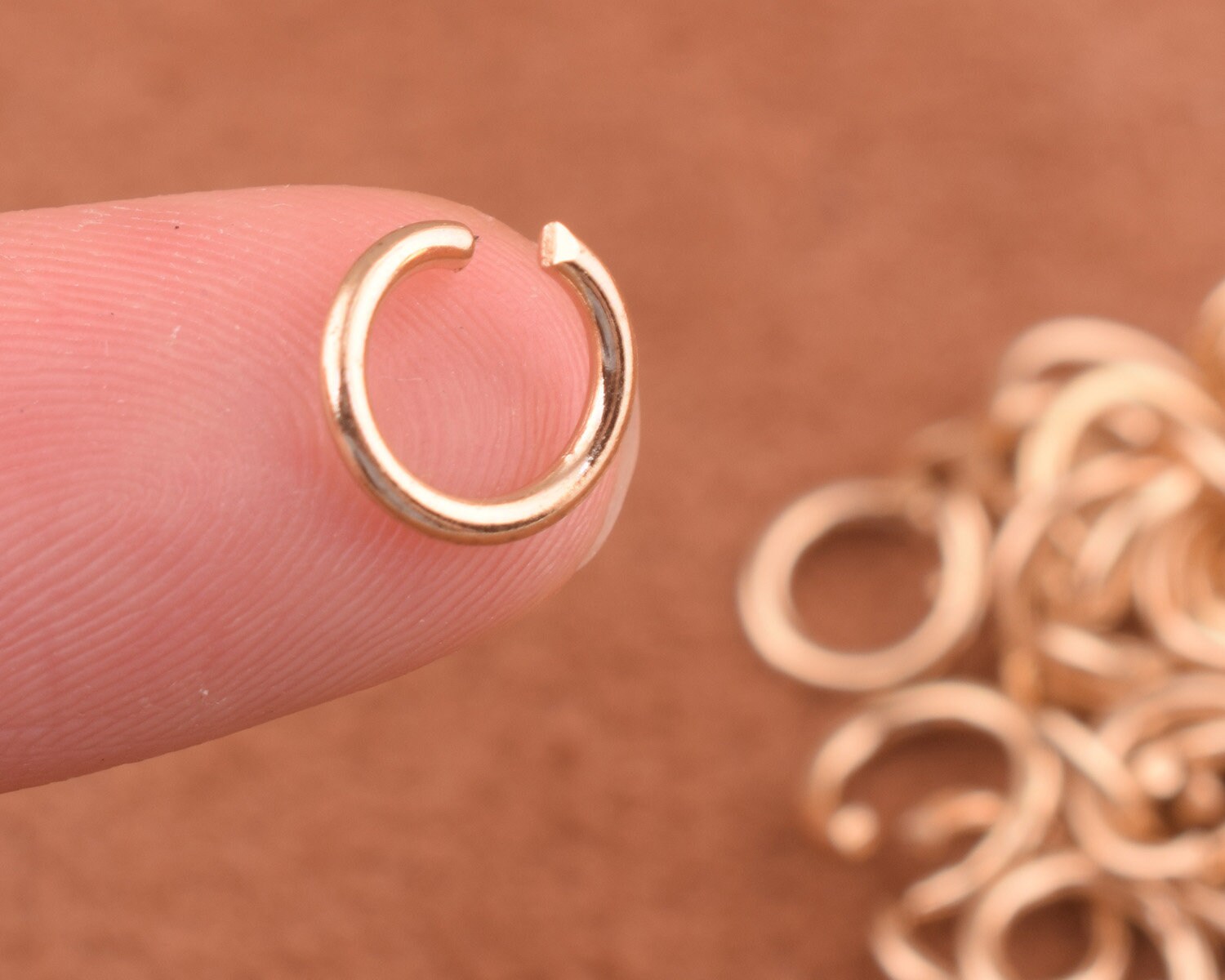 Light Gold Jump Rings Non Tarnish Jewelry Making | Etsy