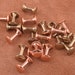 Rose Gold/bronze Medium Metal Rivets 149mm Metal Button Double Cap ...
