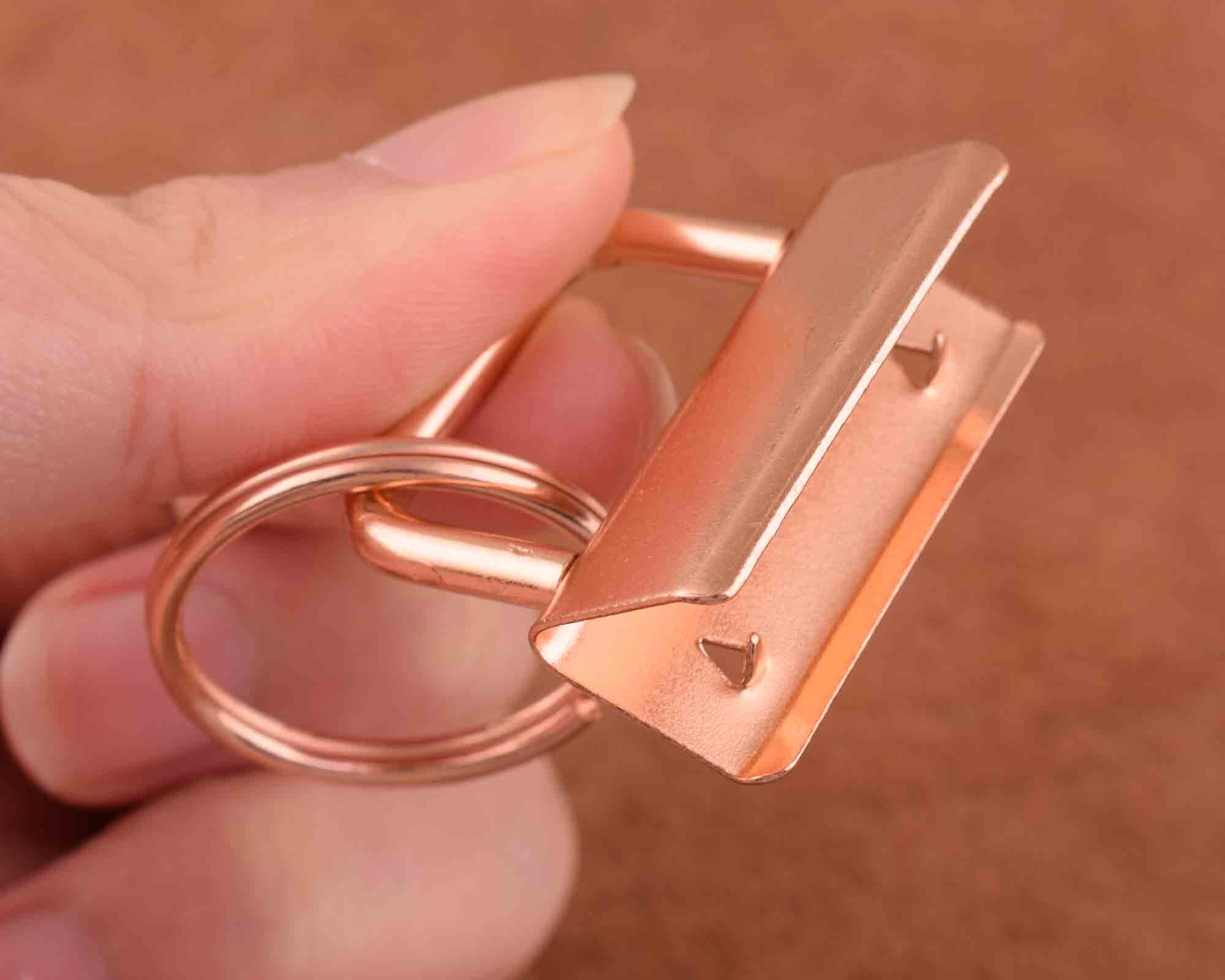 10 Sets Key Fob Hardware With Key Rings Sets,1.25 and 1 Inch Key Fob ...