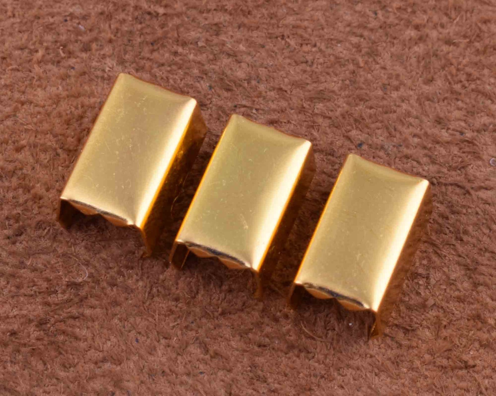 Ribbon Clamps Gold Clamps Crimp Ribbon End117mm Fastener | Etsy