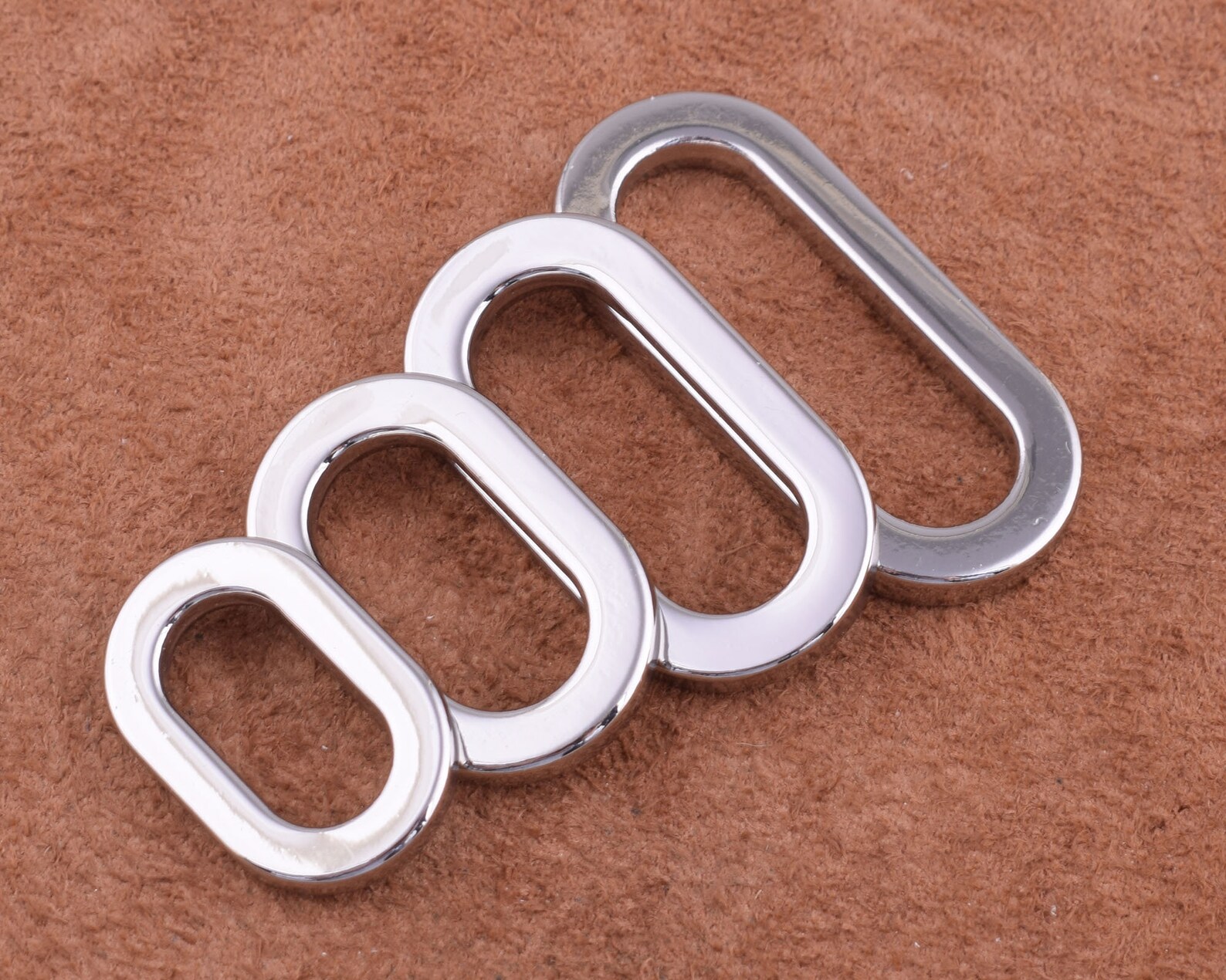 Flat Oval O Rings Purse Rings Silver O Rings Oval Buckle Strap - Etsy