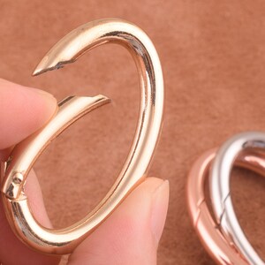 Spring Ring Swivel Buckles,38mm Silver/gold/rose Gold Spring Ring Clasp ...