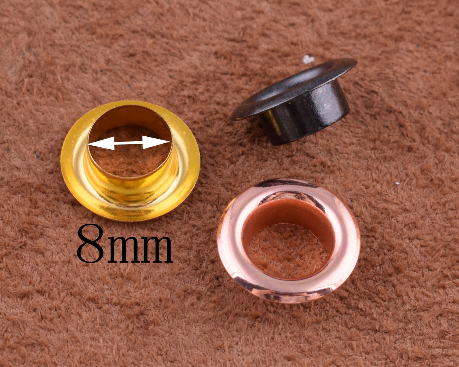 Eyelet With Washer Leather Craft Repair Grommet 8mm Eyelets | Etsy