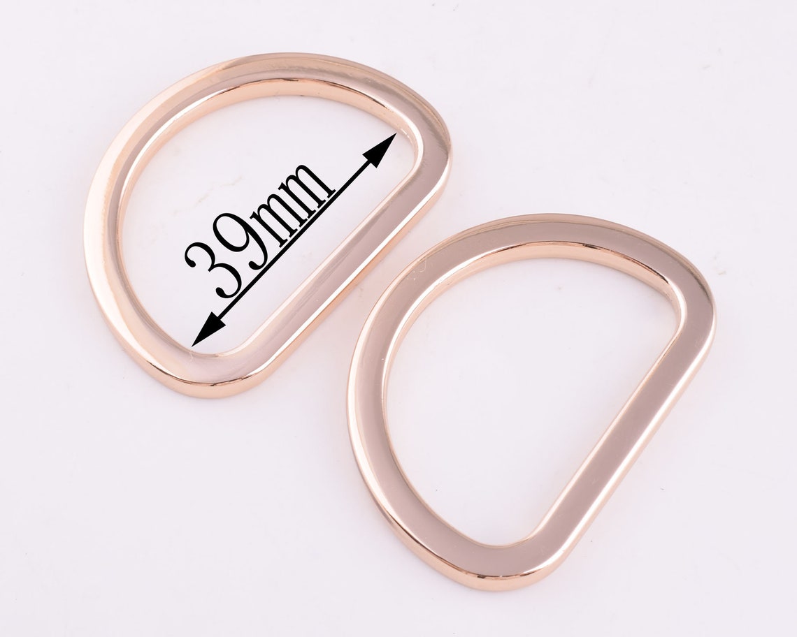 Flat Cast D Rings Light Gold Flat Strap D Ring Purse D Ring - Etsy