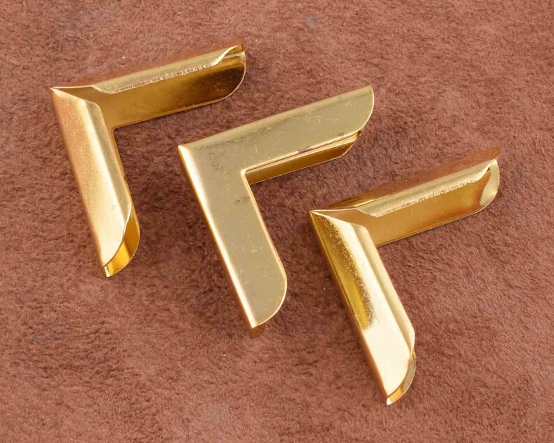 Large Gold Book Corner Bookbinding Corner Clip1.25 Inch | Etsy