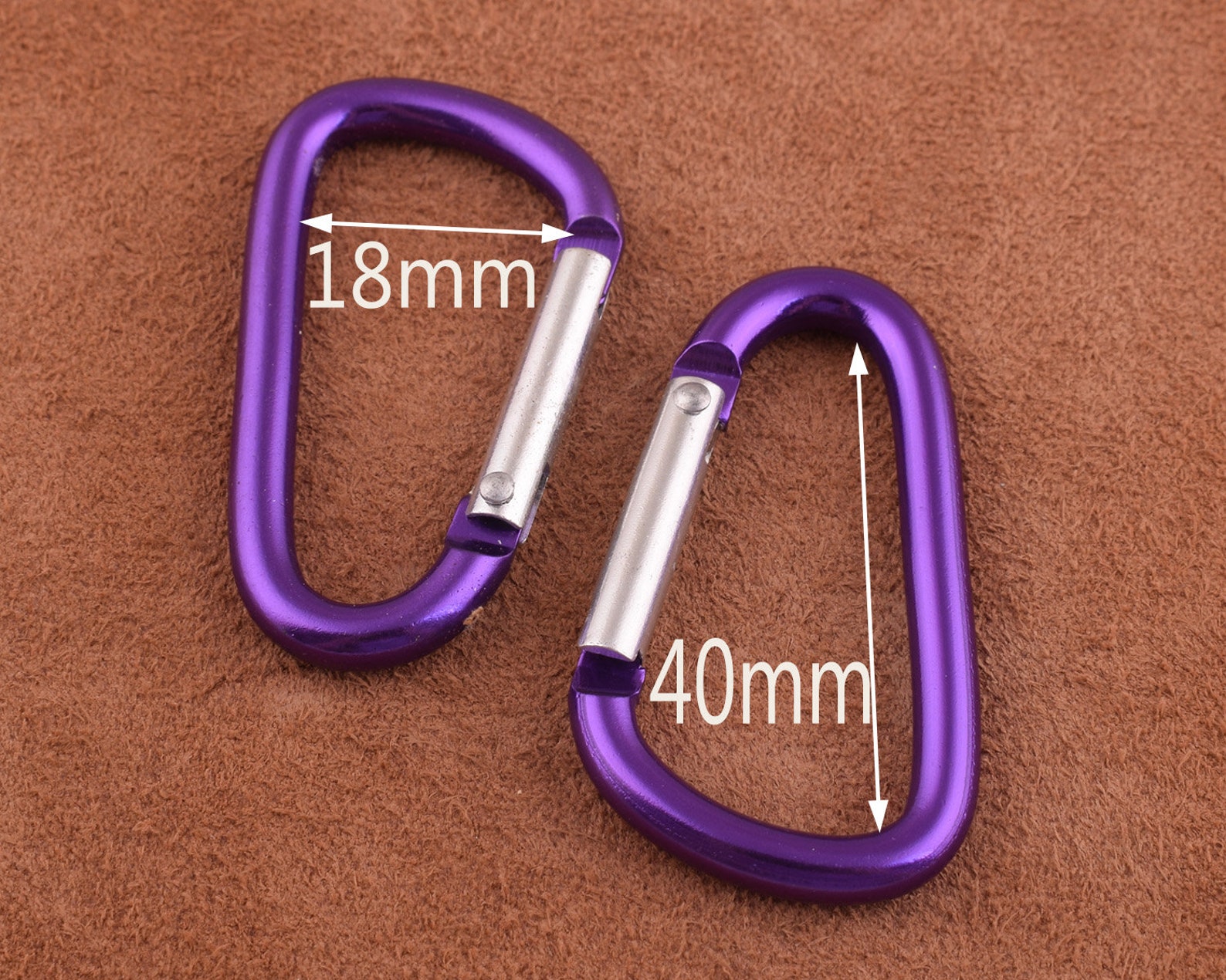Carabiner Camp Snap Hook 4018mm Purple Carabiner Clip | Etsy