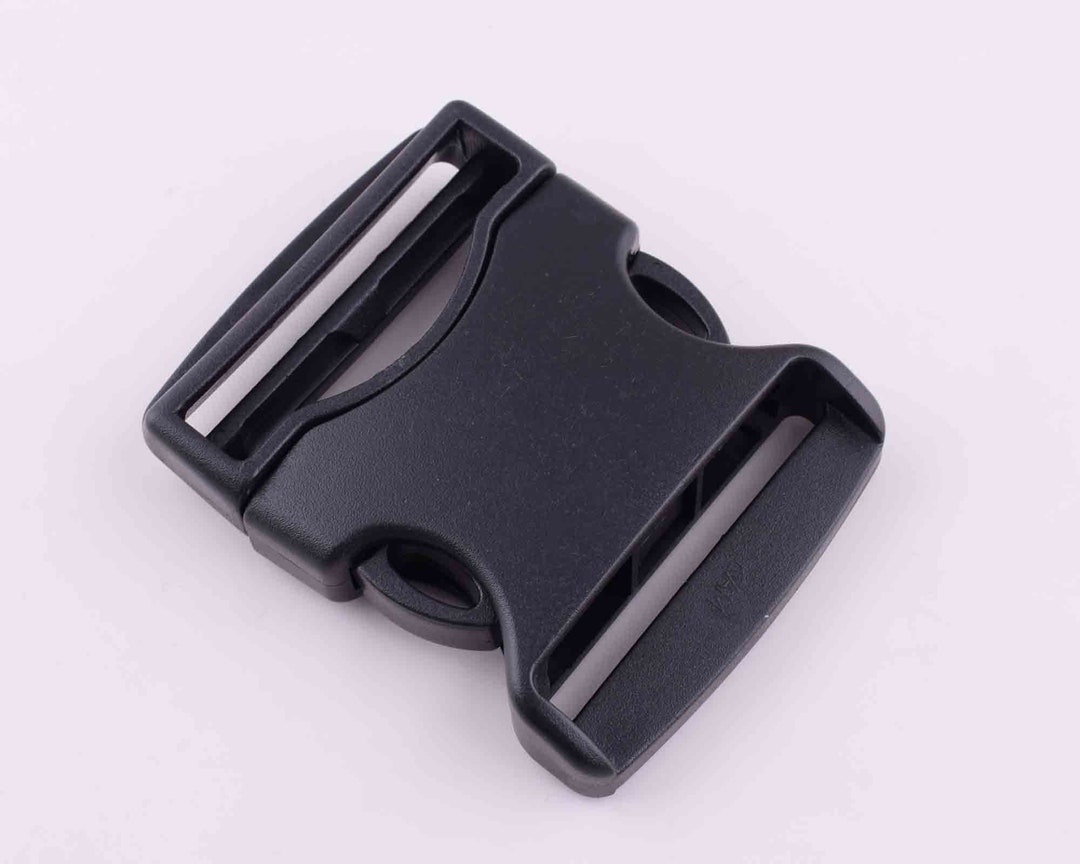 Black Plastic Adjustable Side Release Buckle,76*52mm Curved Release ...