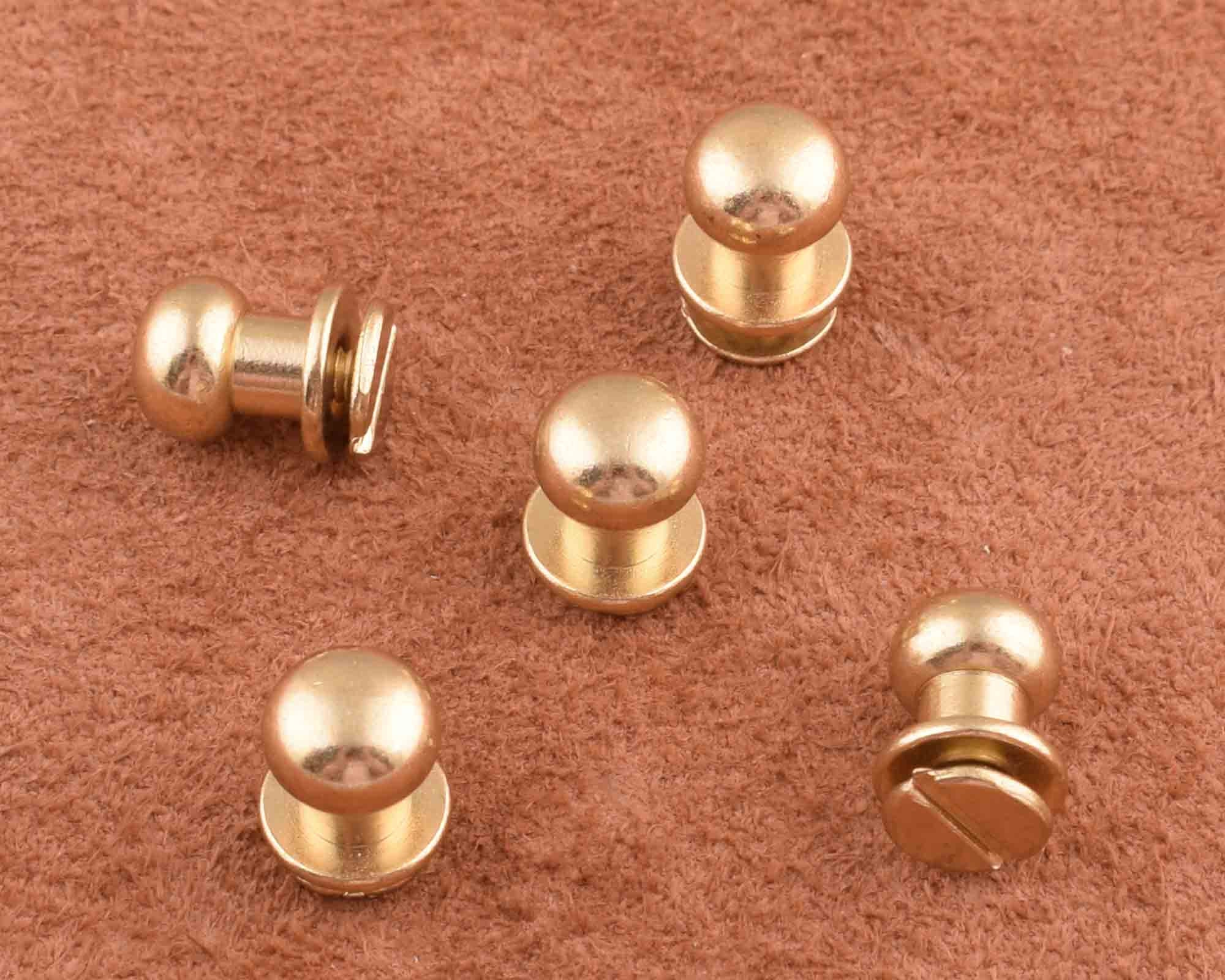 108 Mm Head Button Stud Screw Back Screw Chicago Rivet - Etsy