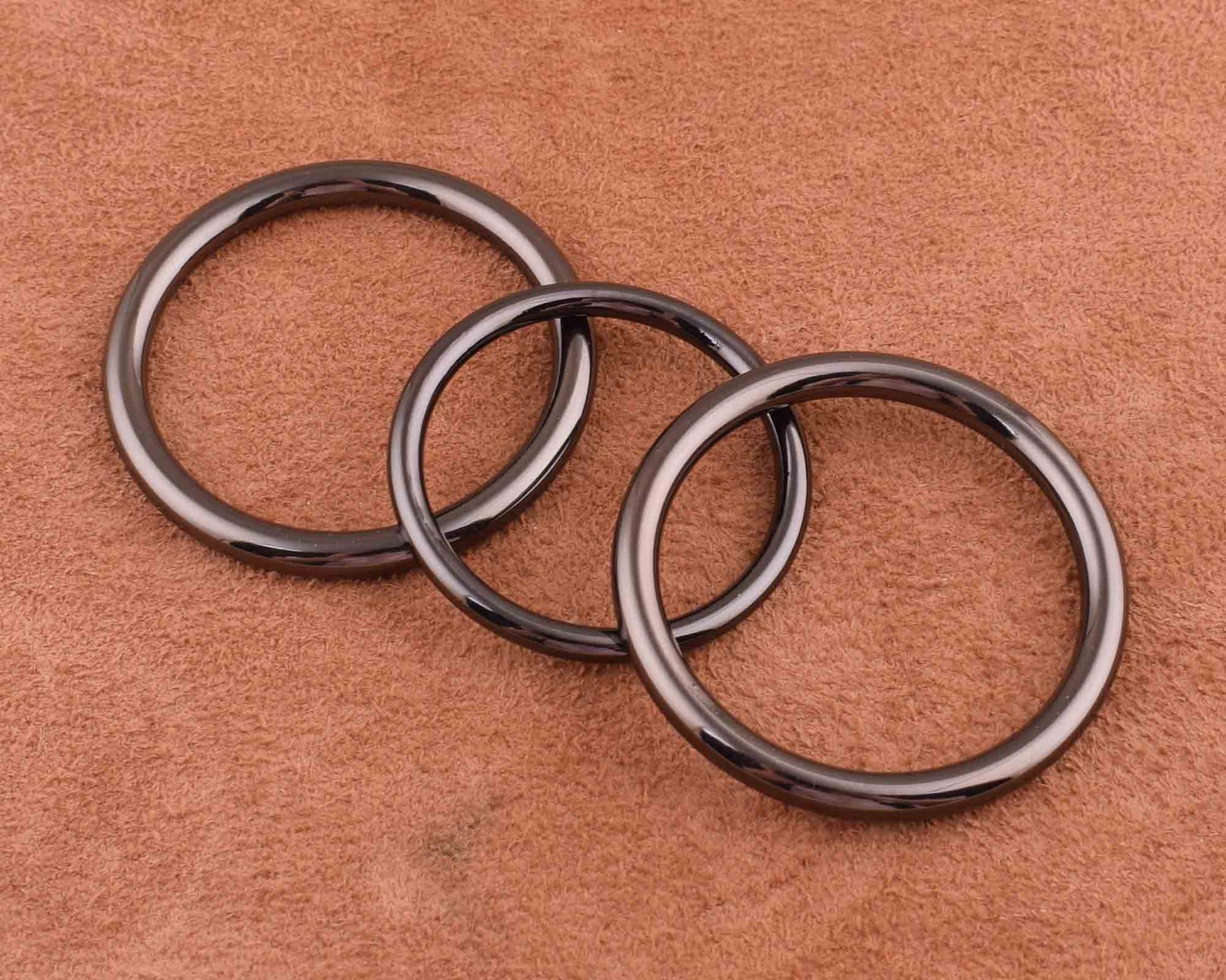 Round Ring Buckles Metal Strap O Ringsgunmetal O Ring Buckle - Etsy