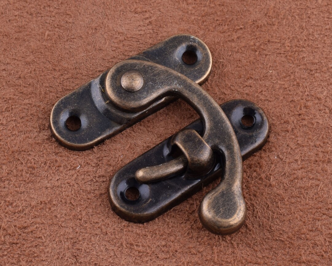 Metal Box Locks Bronze Iron Latch,rustic Iron Latch With Screws,46*40mm ...