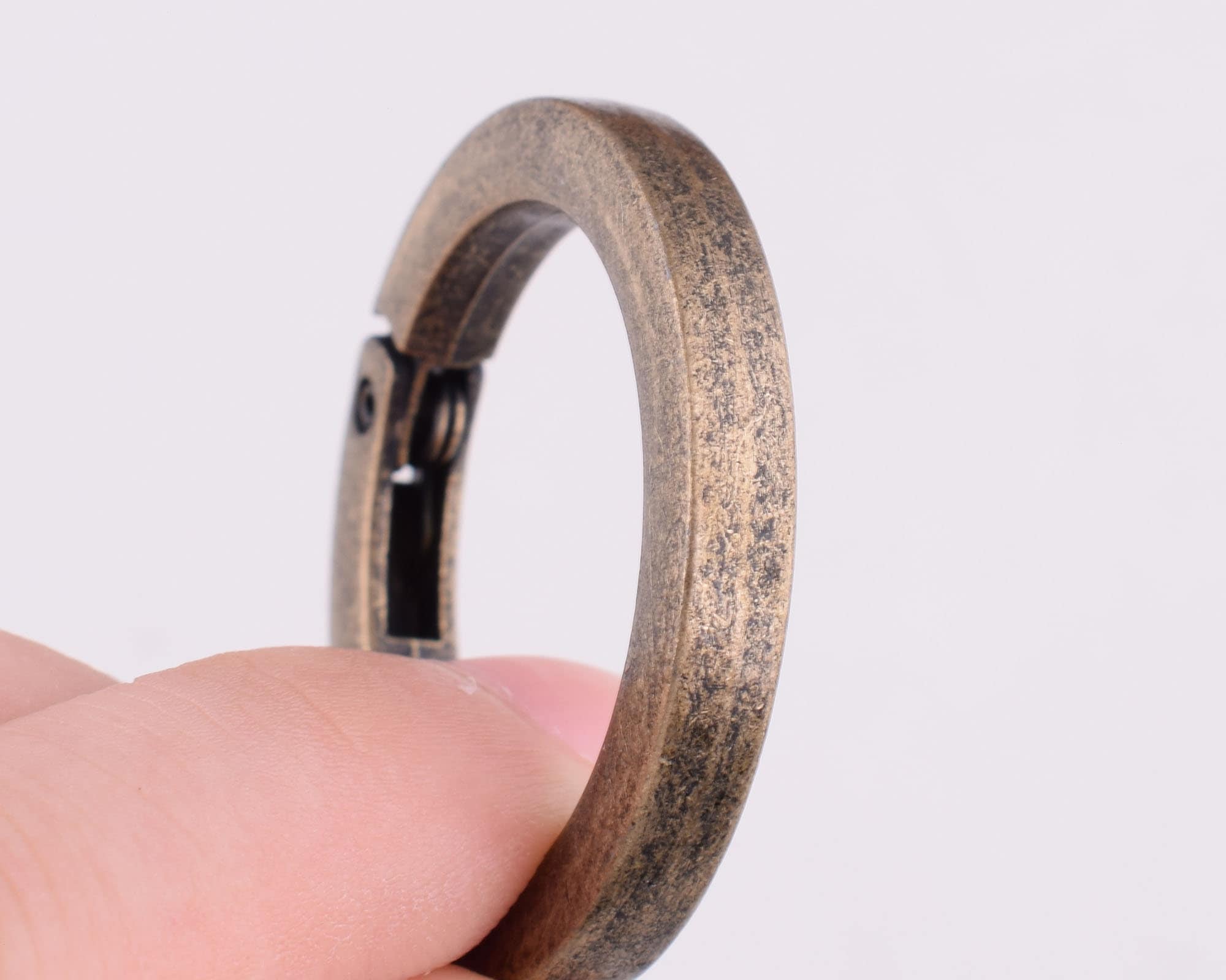 Spring gate ring bronze/rose Gold o-rings metal o rings1 inch | Etsy