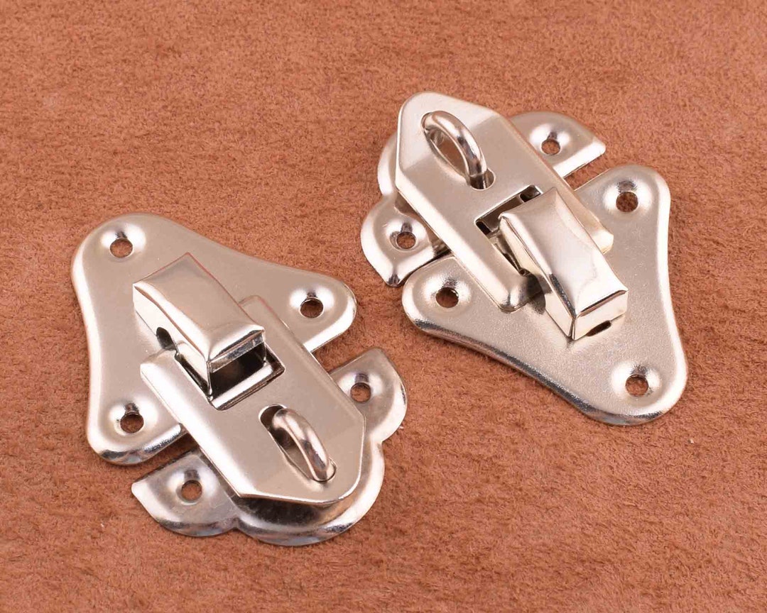 Vintage Box Hasp-silver Color Metal Lock Catch Latches Single Hole ...