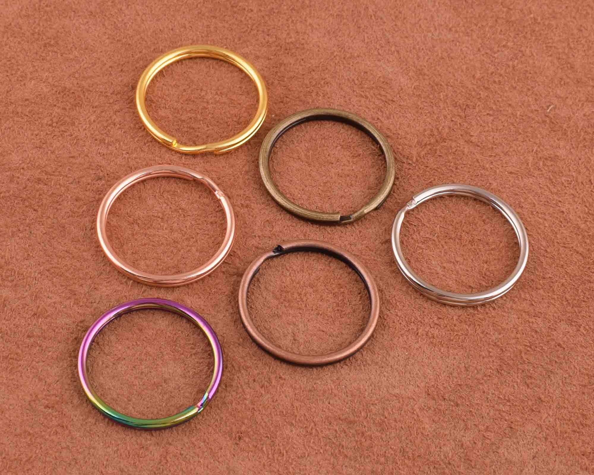 Double Split Rings1 inch Key Rings Jump Rings Double Loops | Etsy