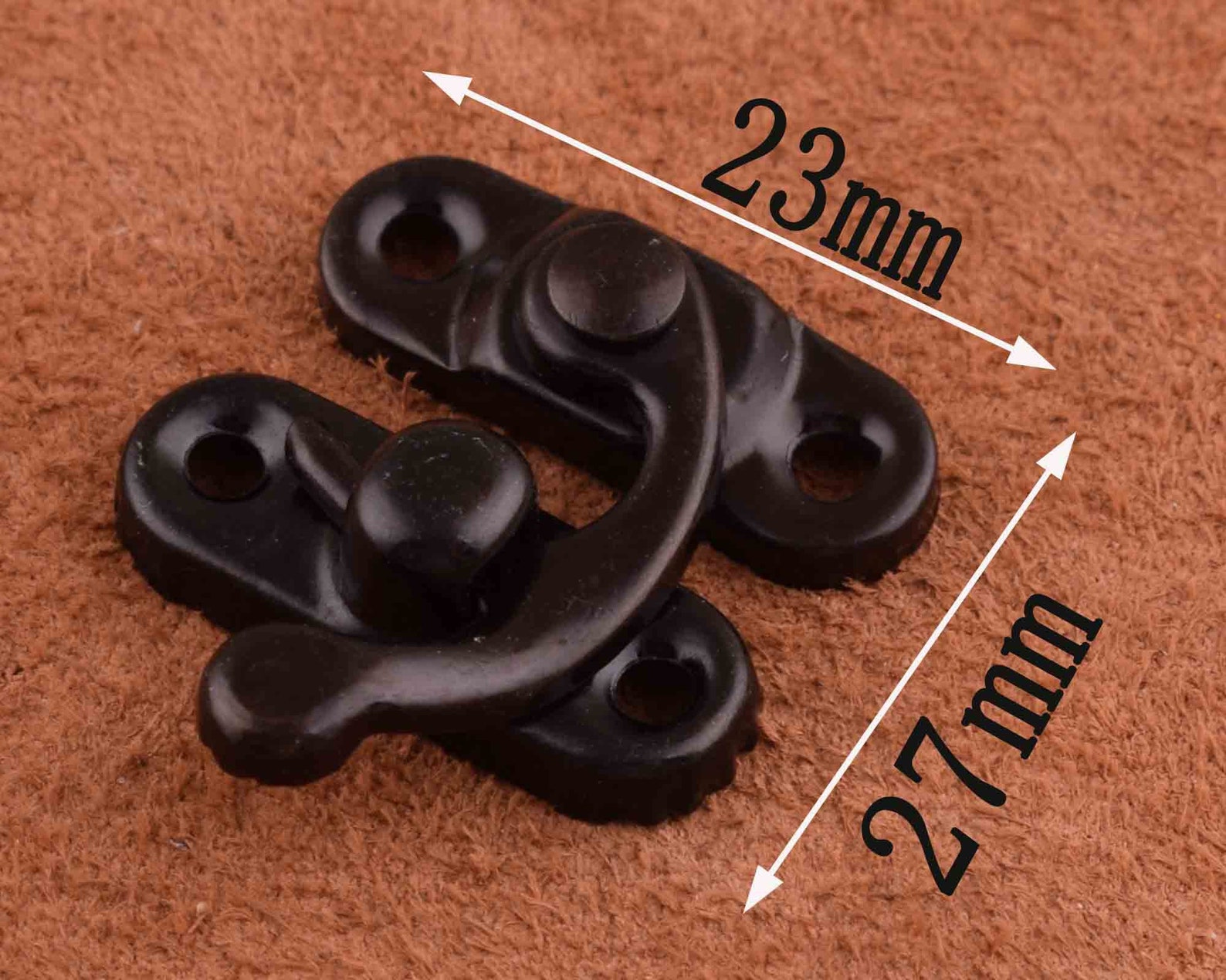 20 Sets Small Hasps Box Lock Catch Latches Iron Buckle Ruler - Etsy