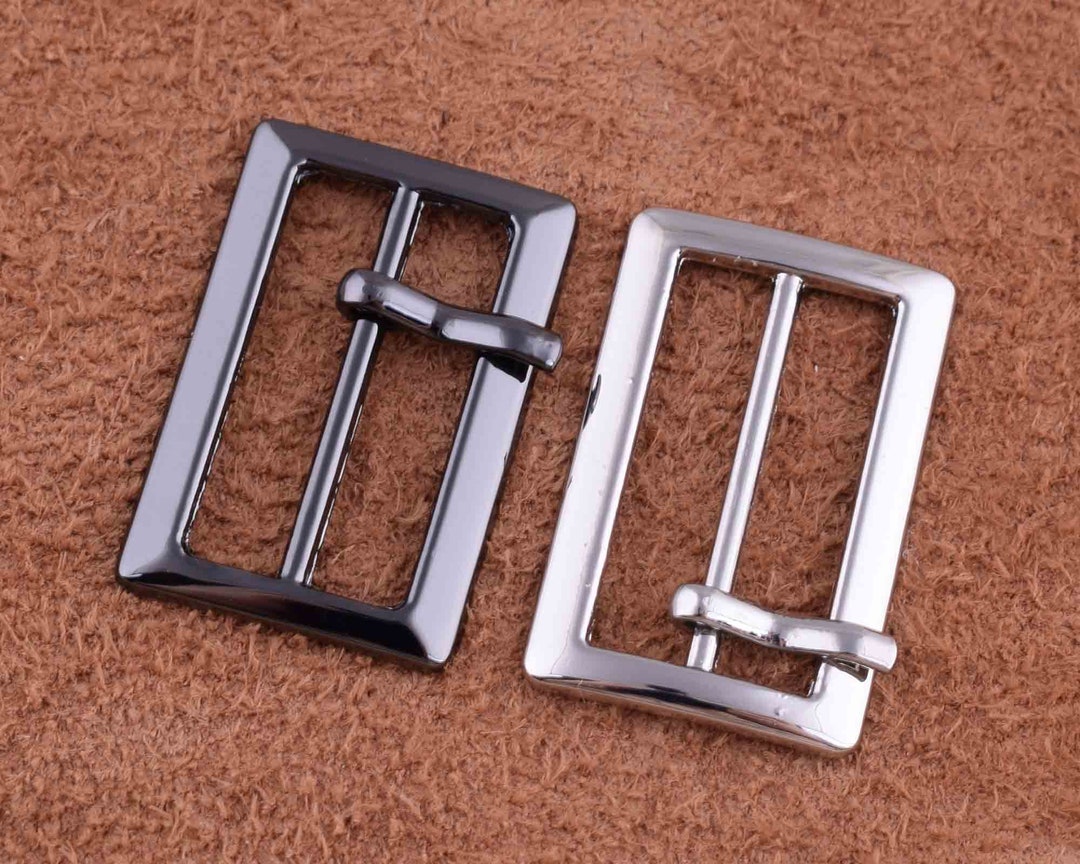 Single Prong Belt Buckle Square Center Bar Buckles,20mm Bag Pin Buckle ...