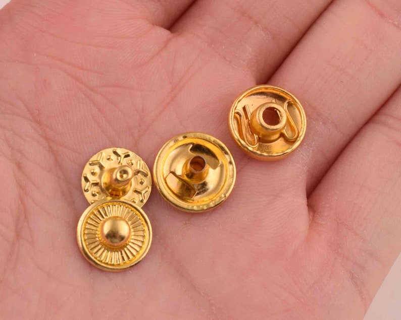 30set Snap Button Snap Fastener Press Stud Closure Buttons - Etsy