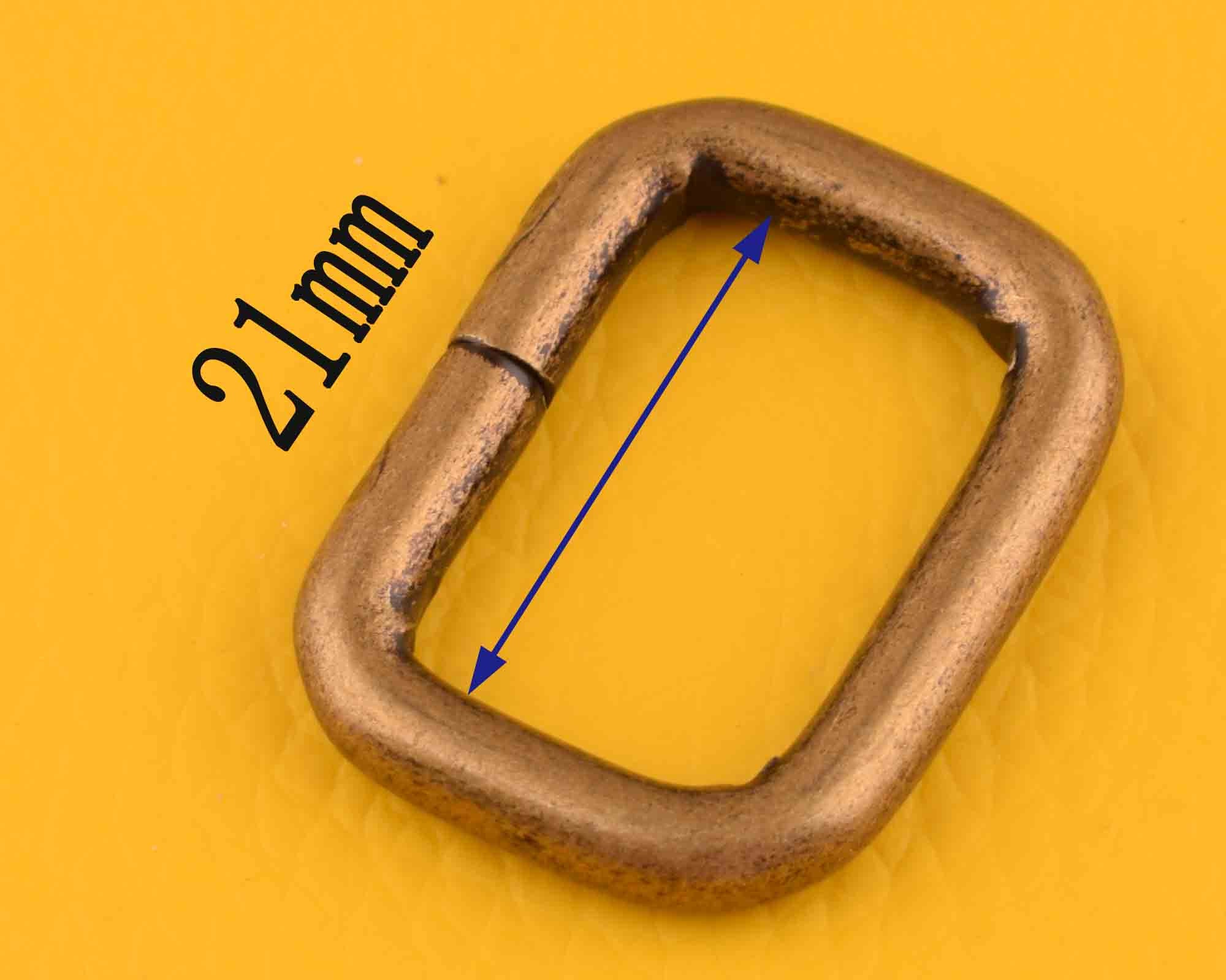 8pcs metal Rectangle Rings Purse hardware bronze Rectangular | Etsy