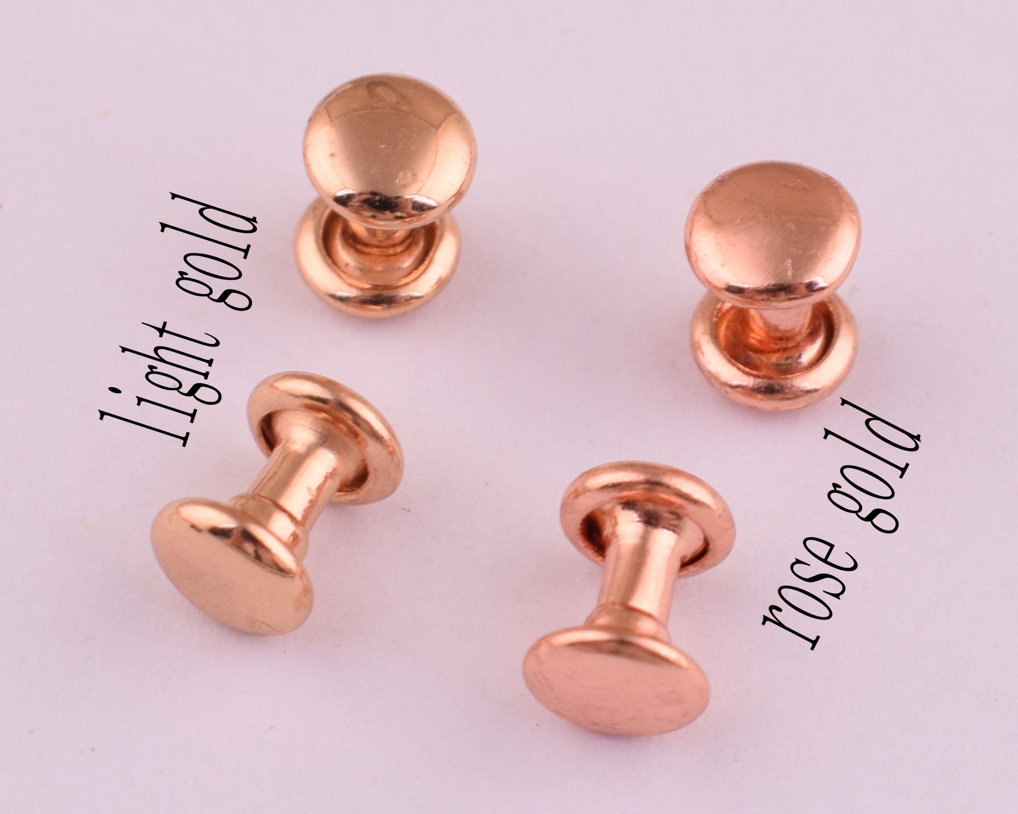 Double Cap Metal Rivets Cap Rivets 556mm Leather Cap Rivets - Etsy