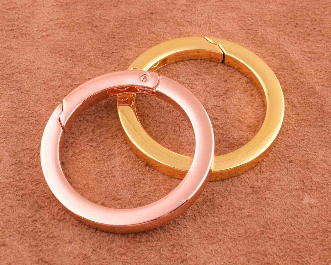 Round Ring Gate Oval Spring Snap Hooks Gate Ring 34mm Spring Buckle ...