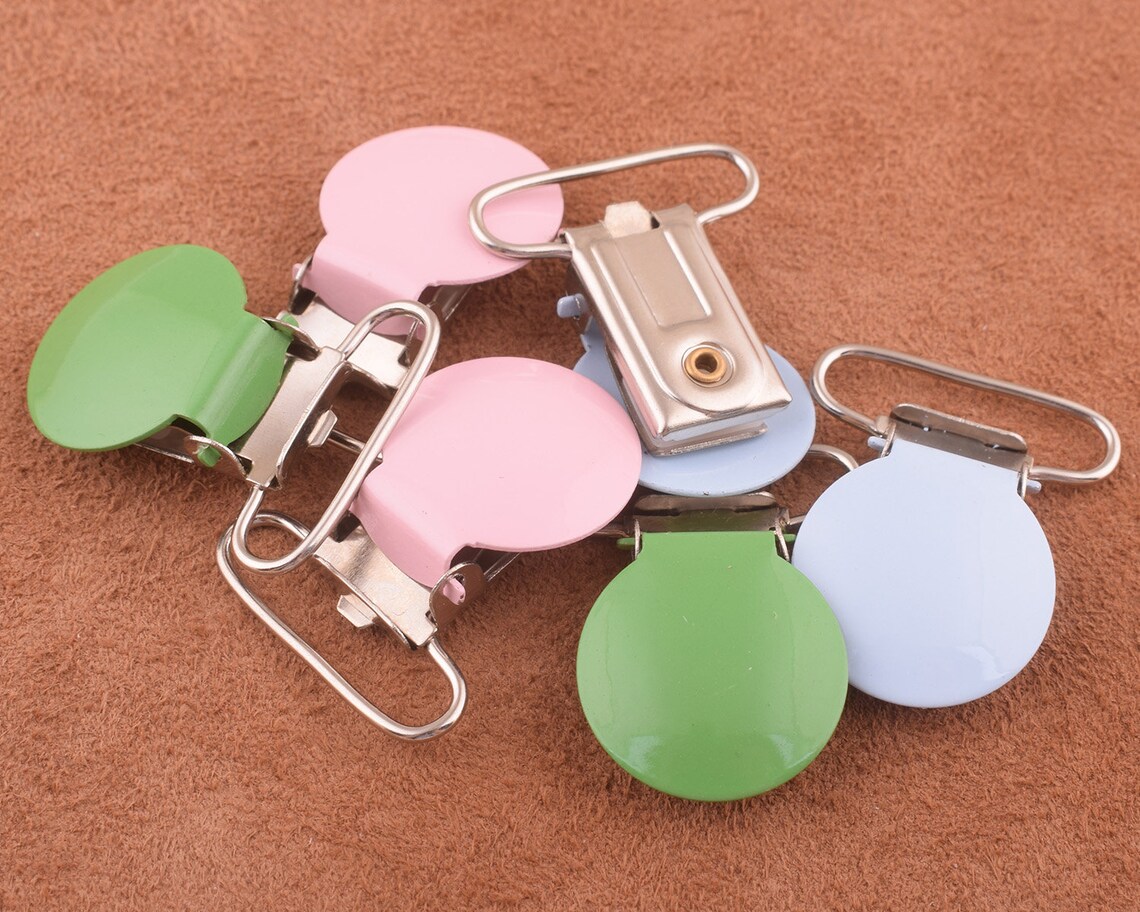 1inch Metal Suspender Clips 6pcs 26mm Suspender Clips - Etsy