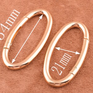 Two Size of Purse Clasp,rose Gold Oval Snap Clasp, Bags Clasp,1.5 Inch ...