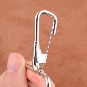 Silver Metal Snap Hook Clasps,clasps Snap Hooks,48*39mm Purse Push Hook ...