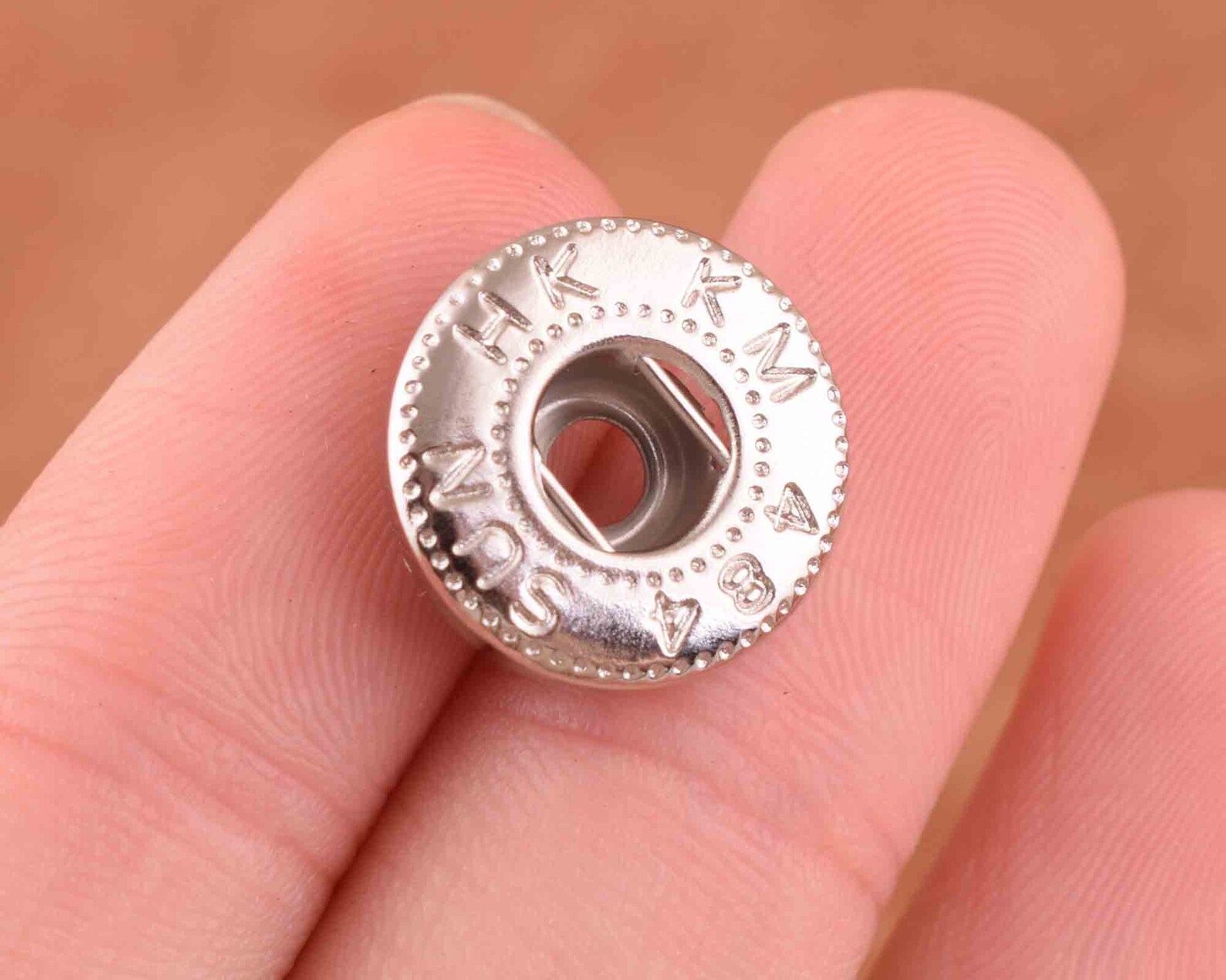 Silver Snap Button Snap Fastener Press Stud Closure Buttons,15mm Snap ...