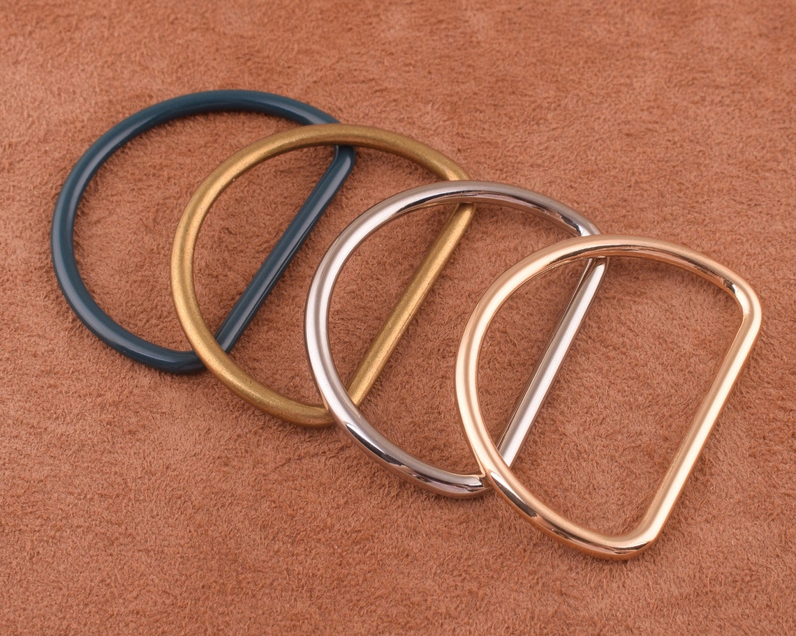 40mm D Ring Silver/blue/bronze/light Gold Metal D Buckle /belt Strap ...