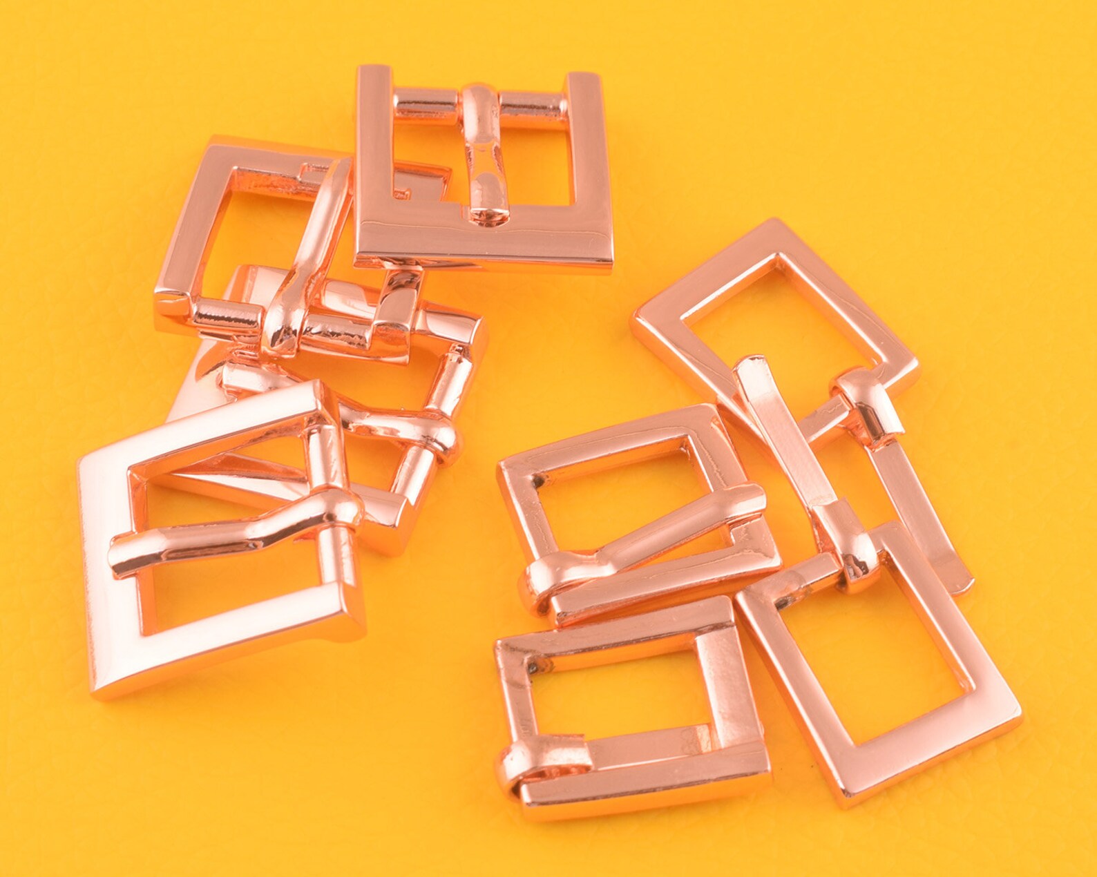 Metal Buckles Rose Gold Bar Leather Buckle Buckles for - Etsy