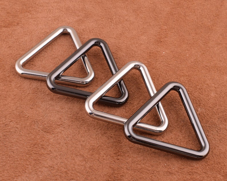 10pcs Metal Triangle Ring Welded Rings 1.5 Inch Triangle Rings - Etsy