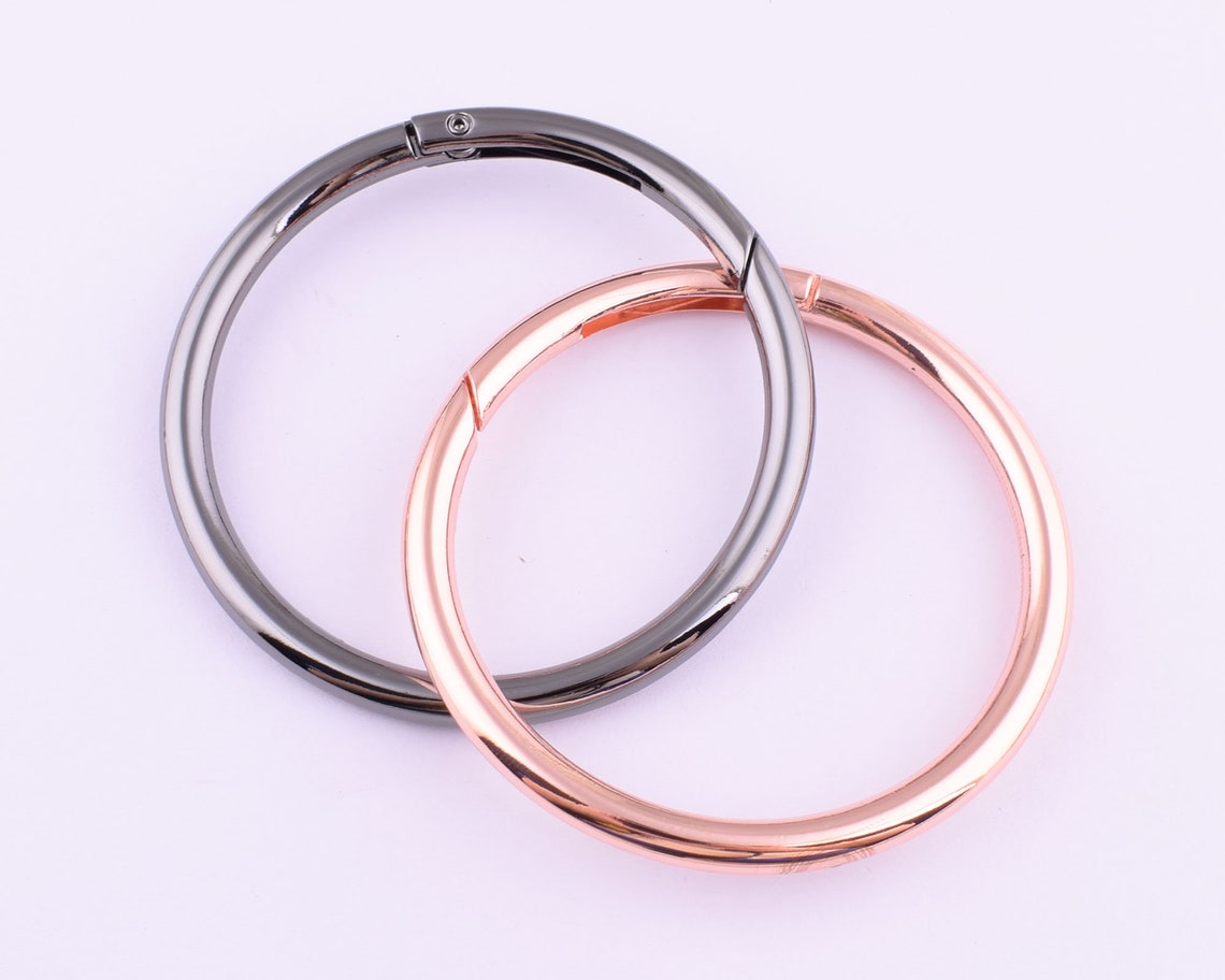 Spring Gate Ring Metal O Ring Spring Ring Clasp Push Gate Snap - Etsy