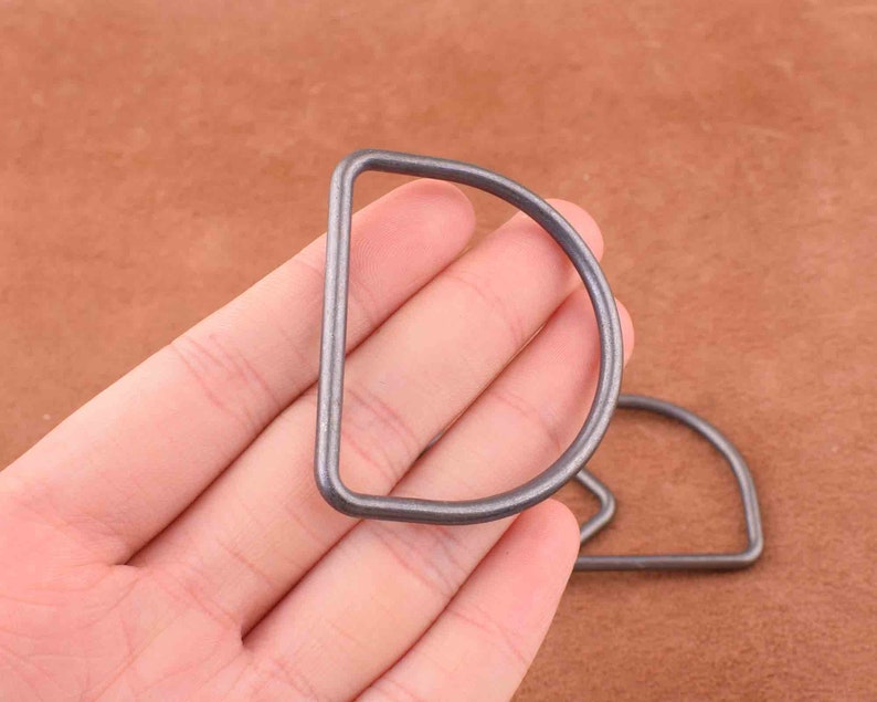 Metal D Rings Adjustable Buckles D Loop D Circles Gunmetal D - Etsy