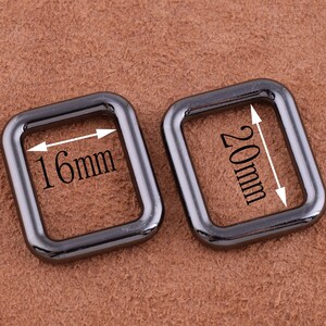 Metal Square Ring Rectangle Metal Square Ring Webbing Belt Buckles,20 ...