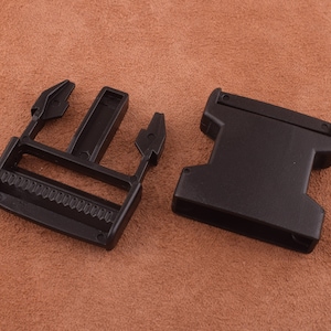 Black Release Buckle Set of 20pcs, Buckle Fits 1.5" Webbing, Fits 38mm ...