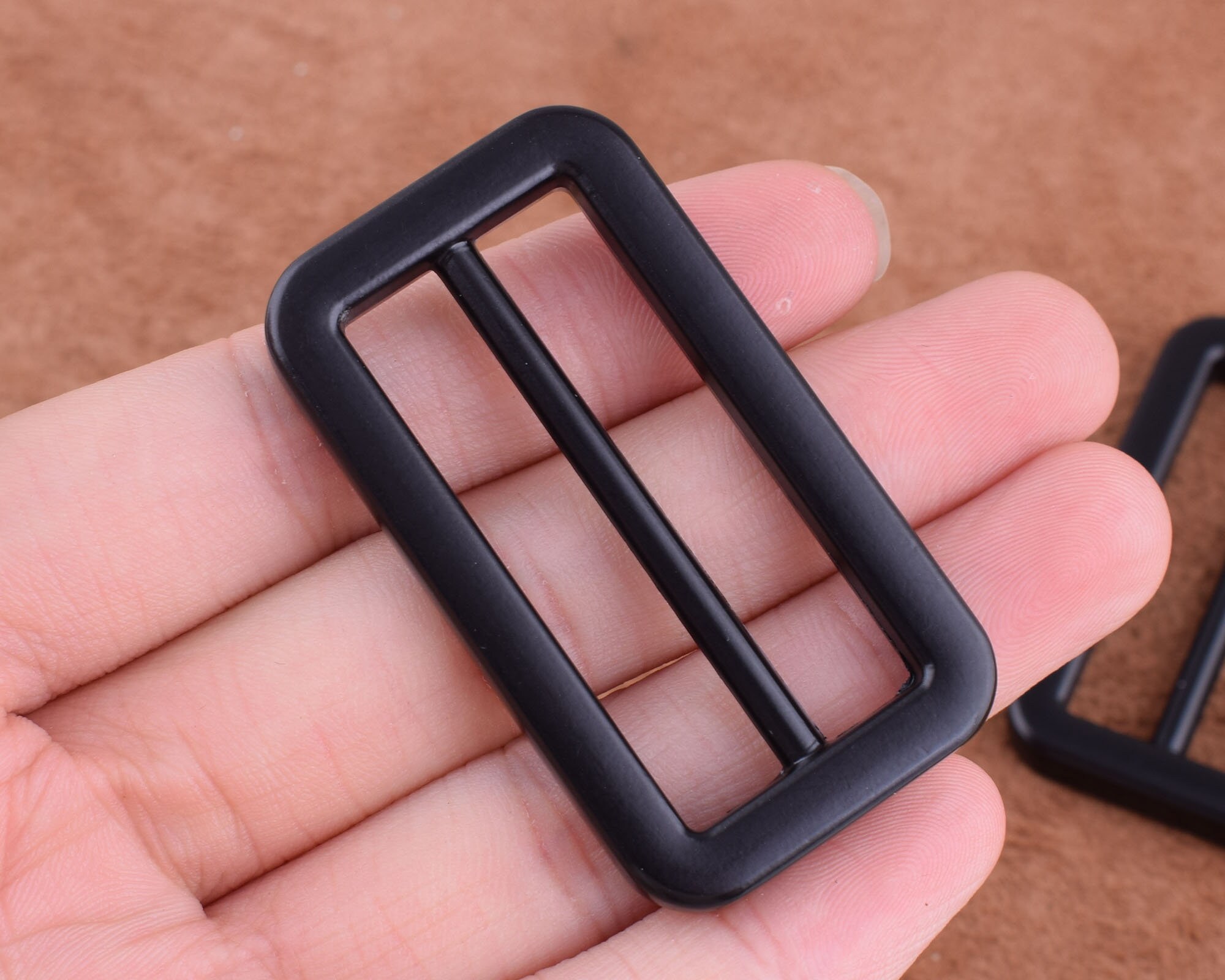 Square Center Bar Pin Buckle Strap Single Prong Belt Buckle - Etsy