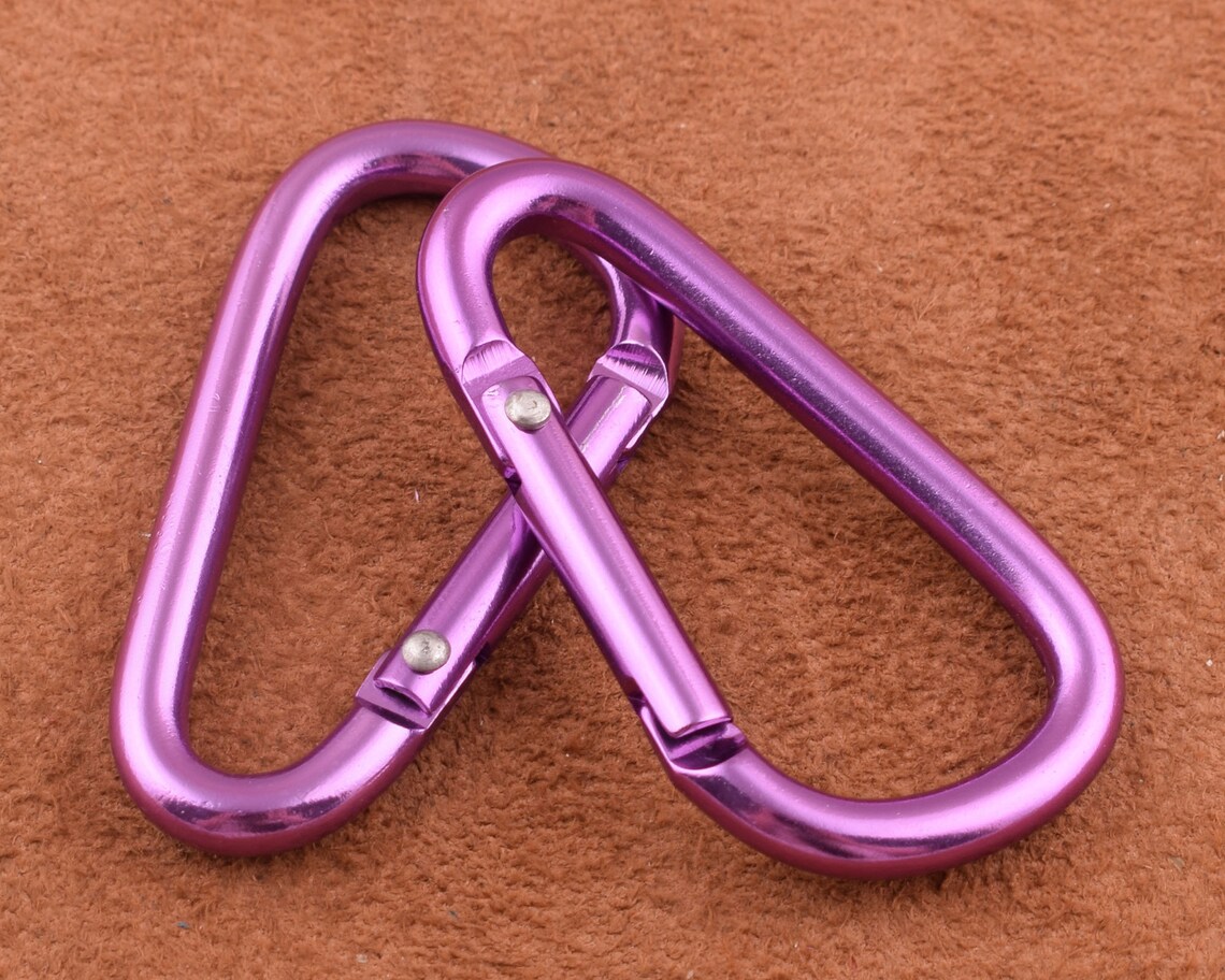 Carabiner Clipmetal Clip Keychain D Shape Carabiner Hook - Etsy